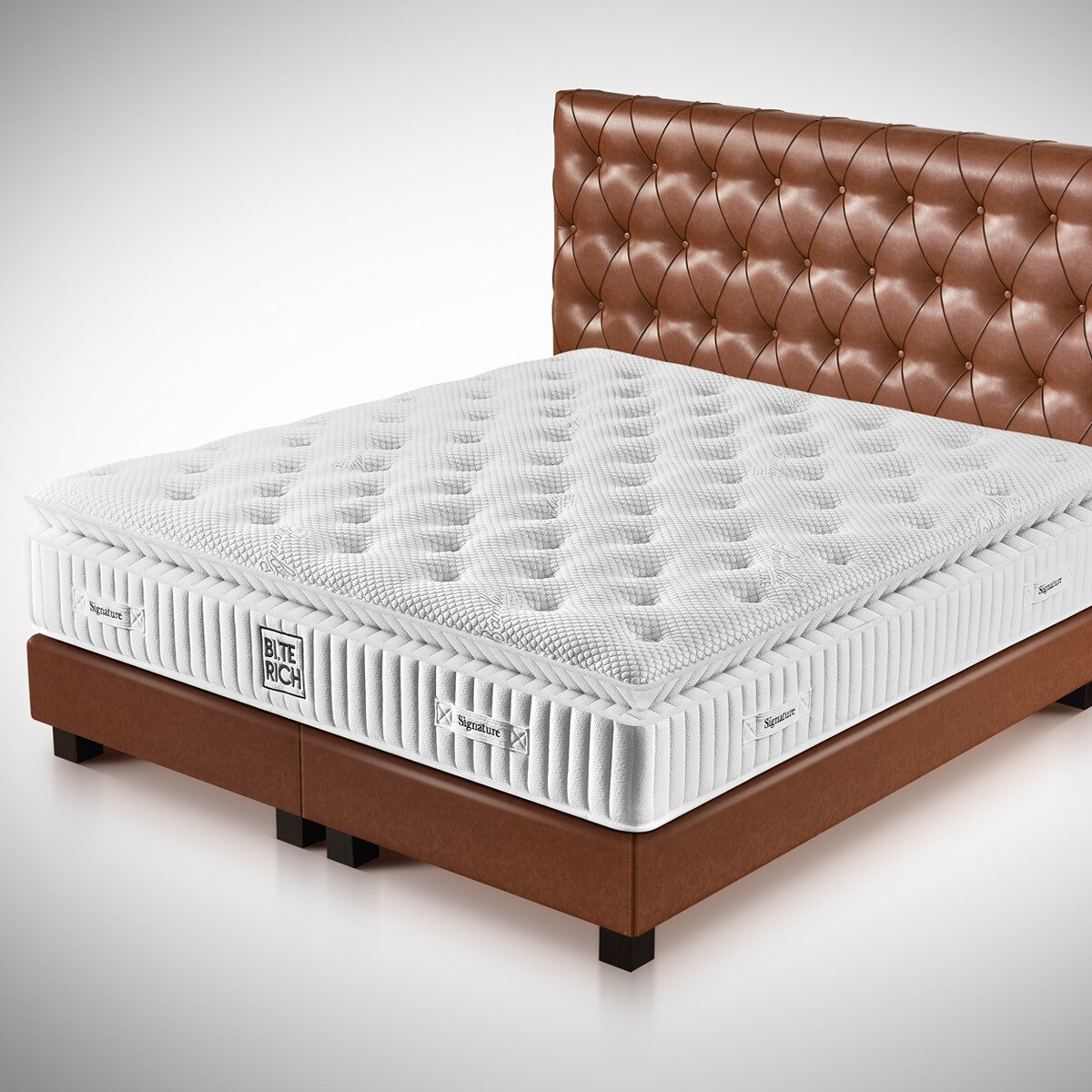 Saltea ergonomica BI.TE RICH Signature, 160x200x33 cm, cu arcuri ...