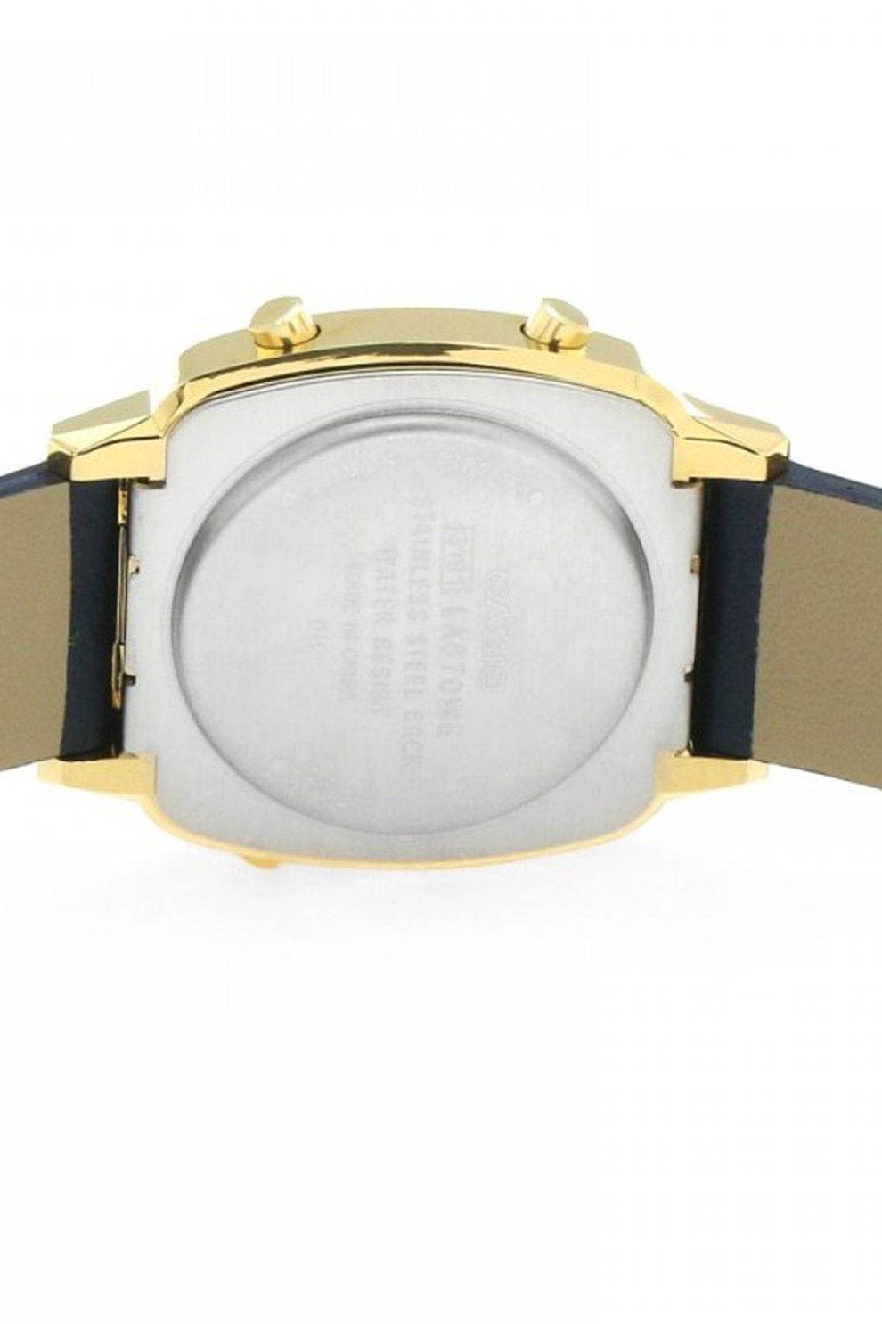 Casio, Ceas digital cu o curea de piele, Bleumarin - eMAG.ro