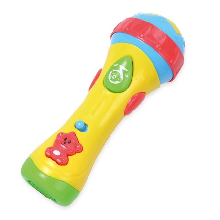 Jucarie bebelusi Microfon interactiv, rol, Canta si Invata, karaoke, cu ...