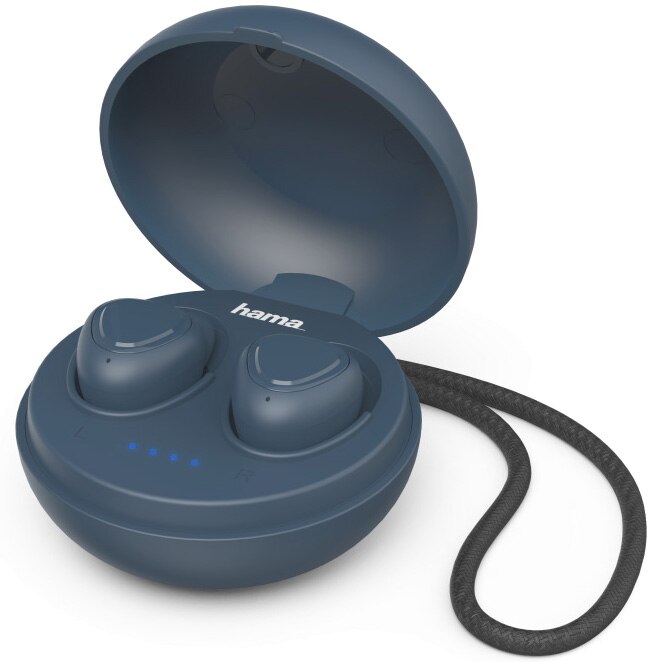 Casti Bluetooth Hama 177065 LiberoBuds, In-Ear, blue - eMAG.ro