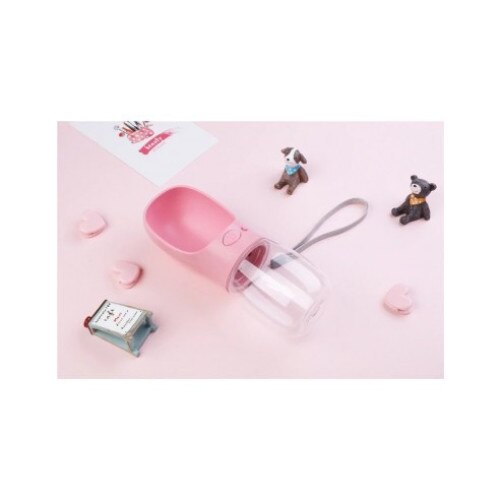 Castron portabil cu sticla de apa pentru animale de companie, 550ML ...