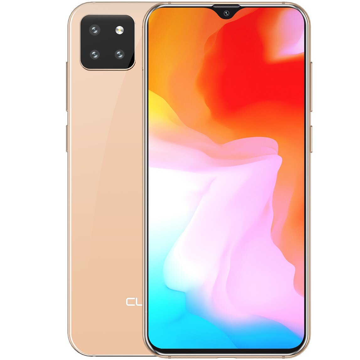 Telefon mobil Cubot X20, 6.3", 4G, 4+64GB, Face ID, Android 9, Auriu ...