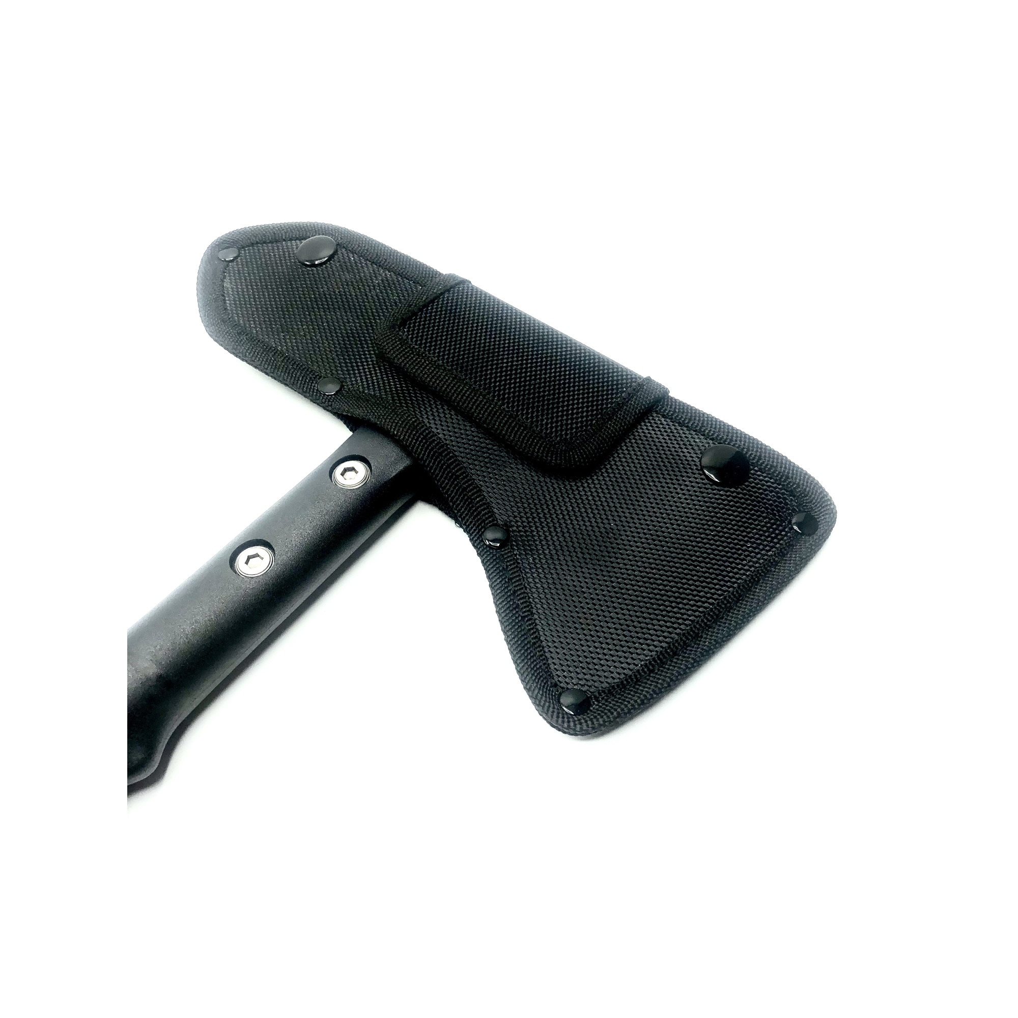 Topor Tomahawk, otel inoxidabil cu husa din material textil - eMAG.ro