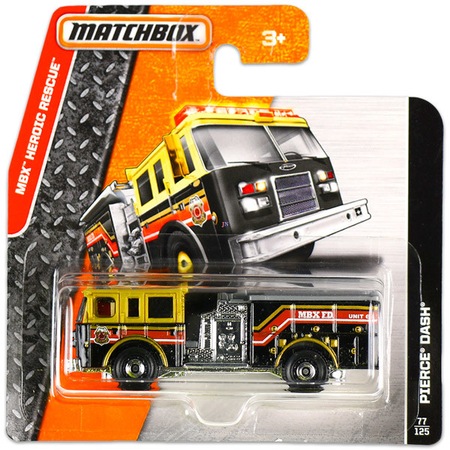 Matchbox: MBX Heroic Rescue: Pierce Dash kisautó - sárga-fekete - eMAG.hu