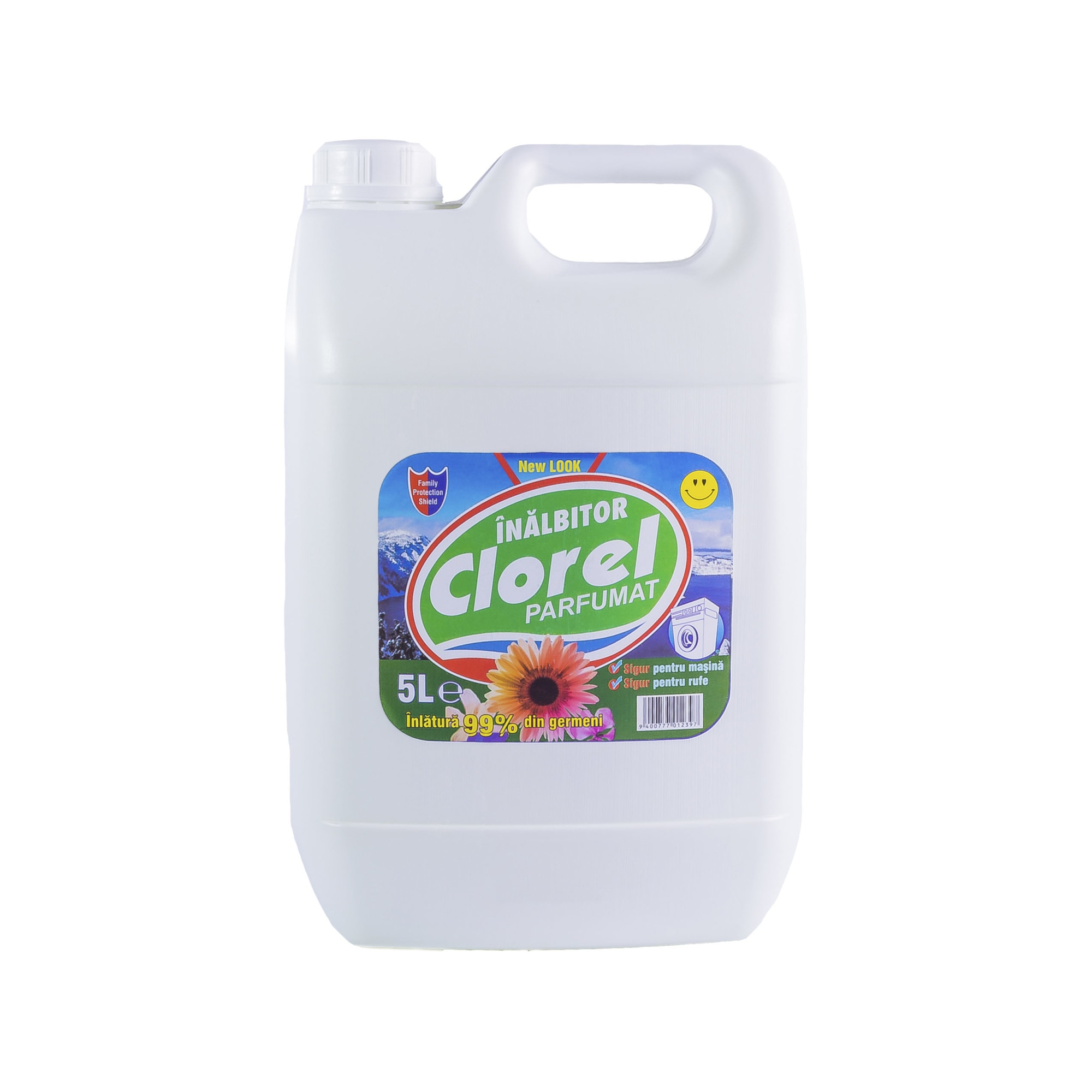 Clor concentrat parfumat, Clorel, 5 litri, cu parfum floral - eMAG.ro