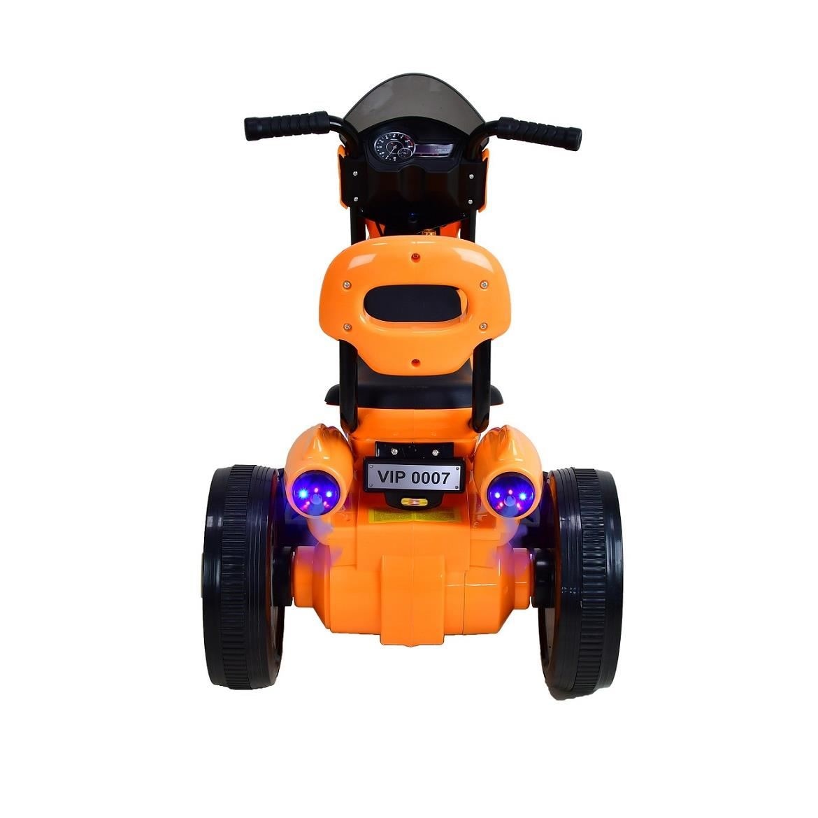 Tricicleta electrica pentru copii, DHS, portocalie, +3 ani, greutate ...