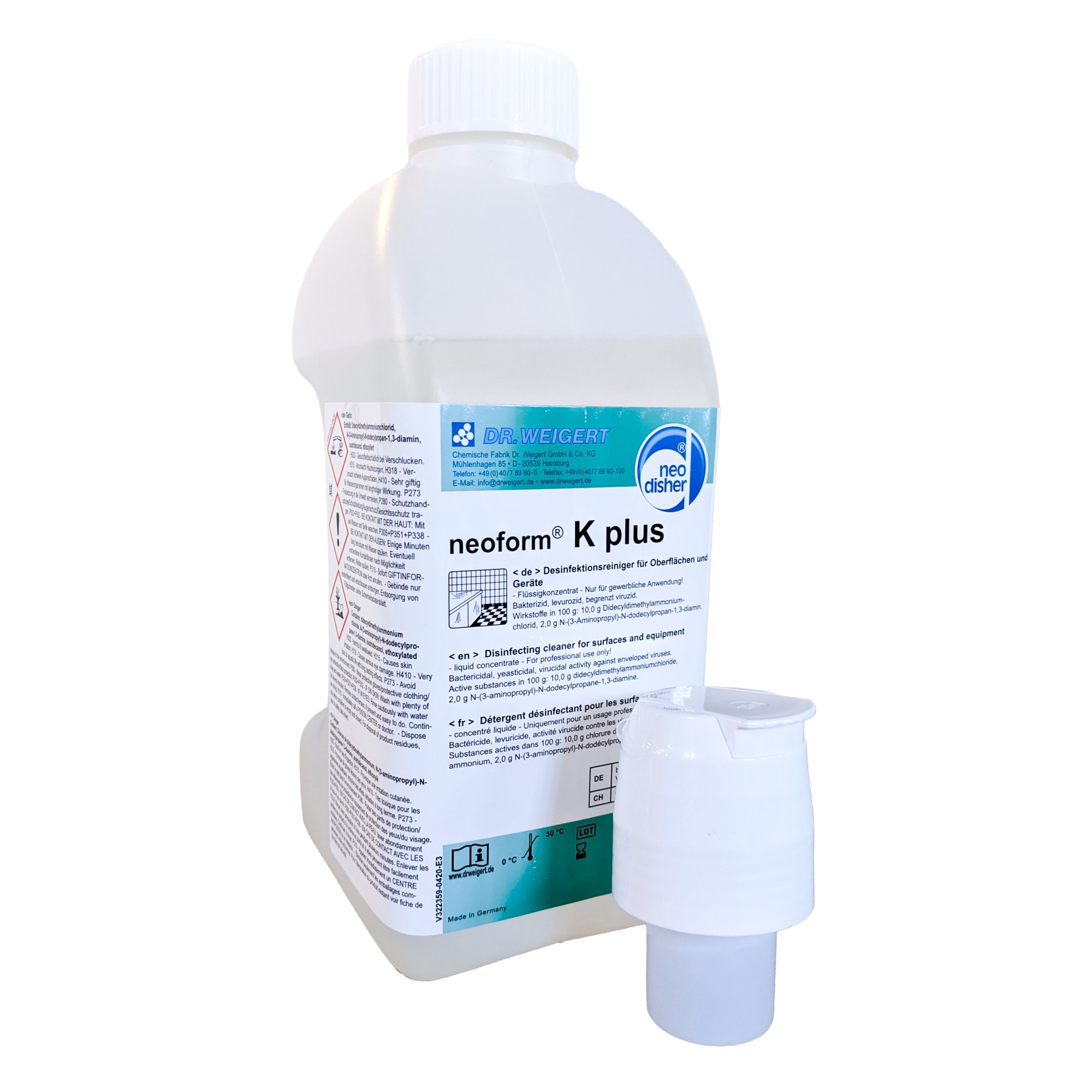 Dezinfectant universal pentru suprafete Neoform K Plus, 2 L - eMAG.ro