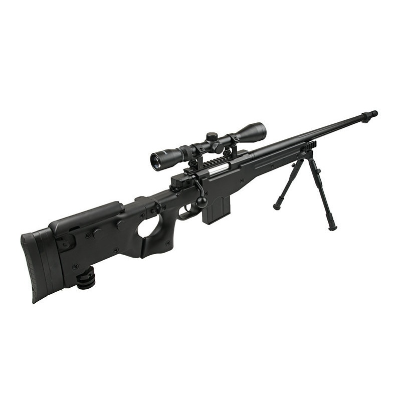 Pusca Airsoft MB4403D with scope and bipod - eMAG.ro