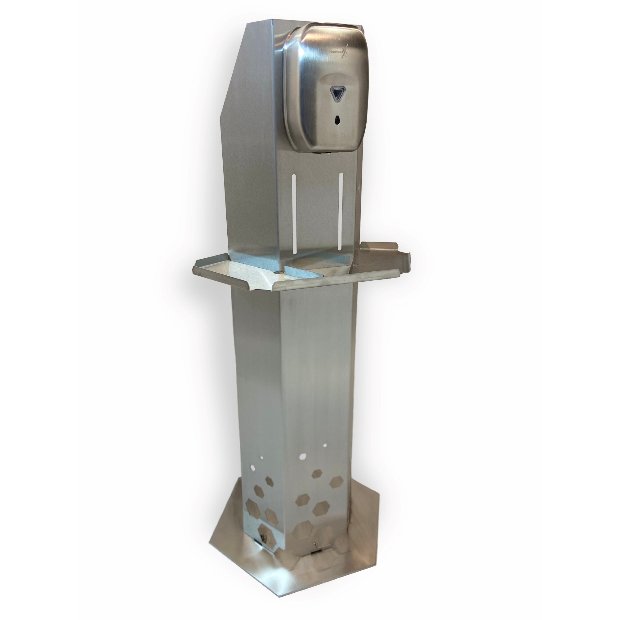 Statie dezinfectare integral din inox, Dozator Inox cu senzor, 1 L ...