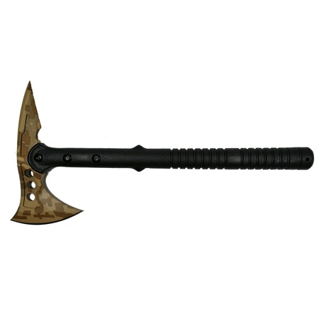 Topor camping si drumetii, otel 440C, lungime 39cm, teaca, army - eMAG.ro