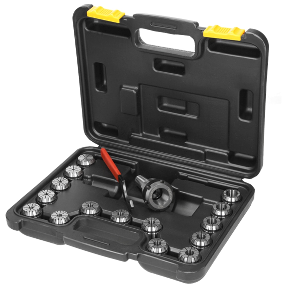 Set mandrina cu bucse si cheie secera, ECD germany, diametru 3 - 20 mm ...