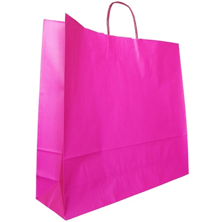 Poseta colorata, jumbo, set 10 buc, fucsia, 55/45/15 cm - eMAG.ro