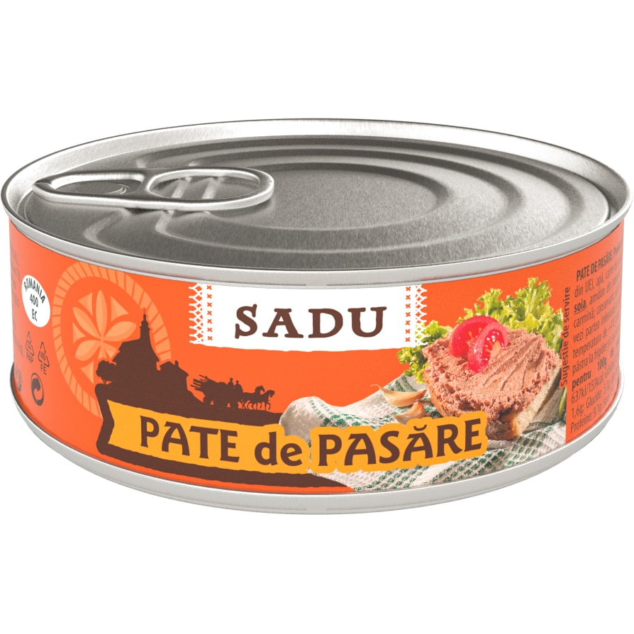 Pate de pasare Sadu, 100g - eMAG.ro