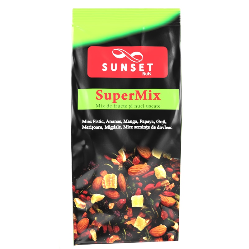 Super mix de fructe si nuci uscate Sunset Nuts, 175g - eMAG.ro