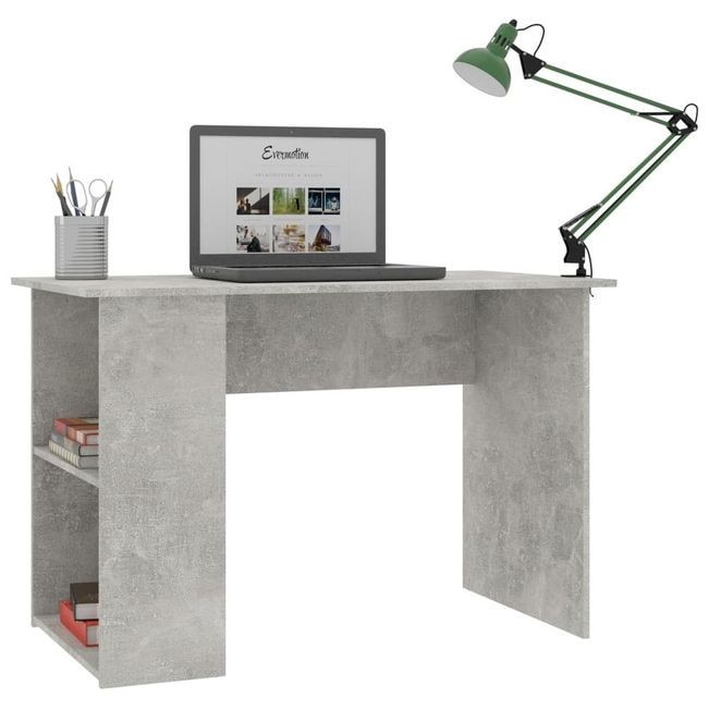Birou, gri beton, 110 x 60 x 73 cm, PAL - eMAG.ro