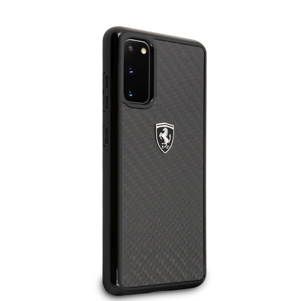 Калъф Samsung Galaxy S20 Plus Ferrari Carbon Heritage Black - eMAG.bg