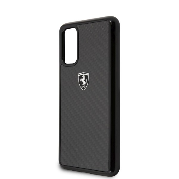 Калъф Samsung Galaxy S20 Plus Ferrari Carbon Heritage Black - eMAG.bg