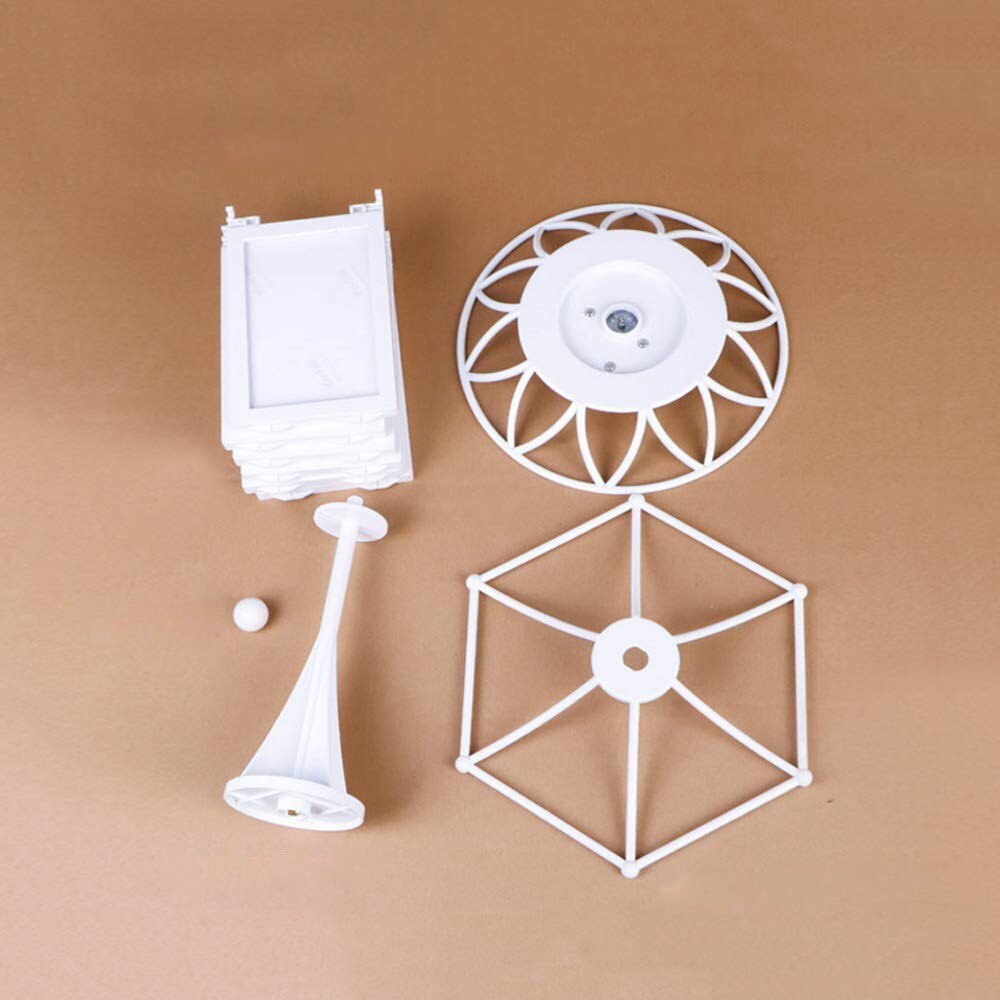 Carusel MUZICAL insertie foto, Rhainer, alb, 12 poze 13x9cm - eMAG.ro