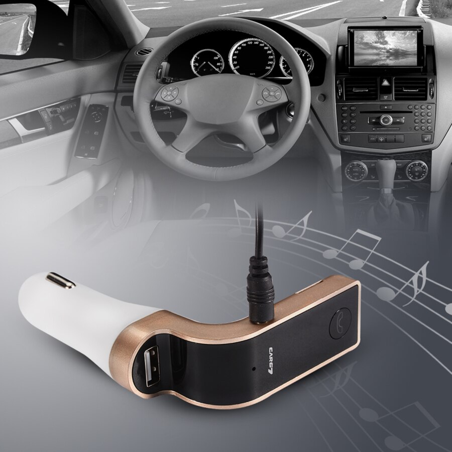 Carg7 Bluetooth FM Transmitter - arany - eMAG.hu