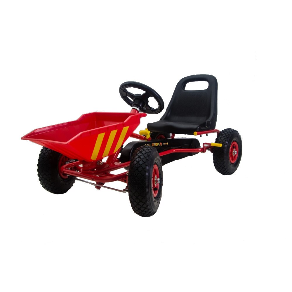 Kart cu roti gonflabile si cupa Dumper Red - eMAG.ro