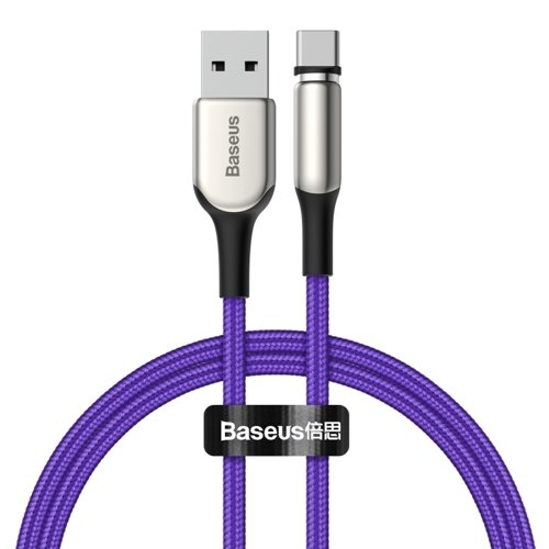 Cablu Baseus Zinc Magnetic Cable Usb-C 2A 1M Violet - eMAG.ro