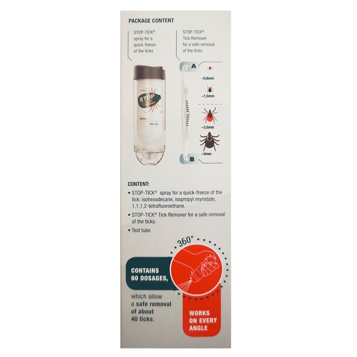 Kit de indepartare capuse, Stop tick, Ceumed, 9 ml - eMAG.ro