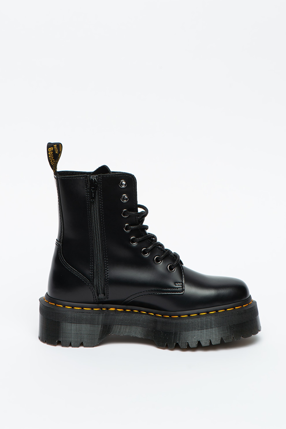 Dr. Martens, Ghete de piele Jadon, Negru, 5 - eMAG.ro