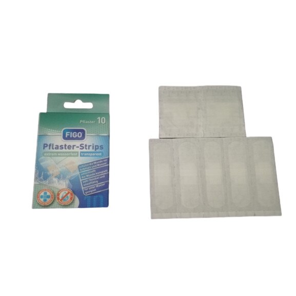 Set 10 plasturi Figo, transparenti, 2 marimi - eMAG.ro