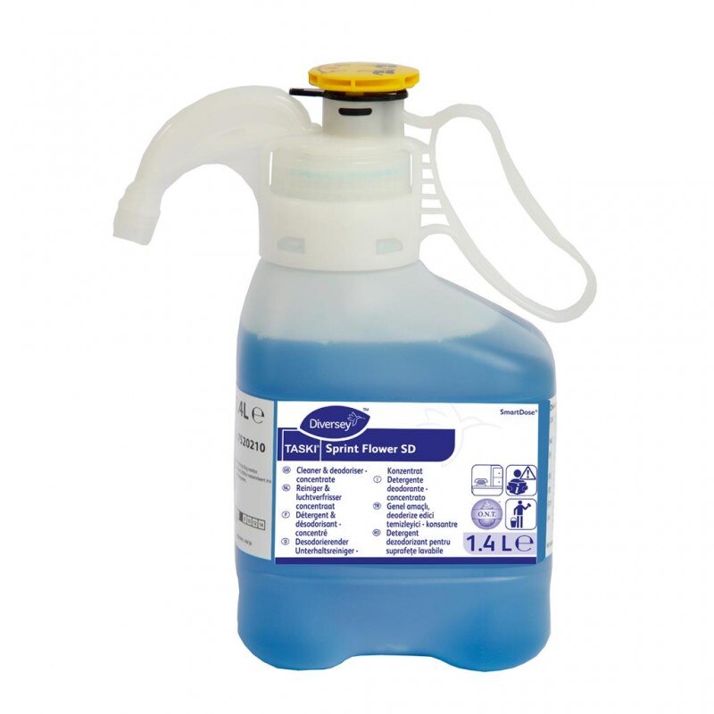 Detergent dezinfectant si concentrat 1.4 litri - TASKI Sprint Flower SD ...
