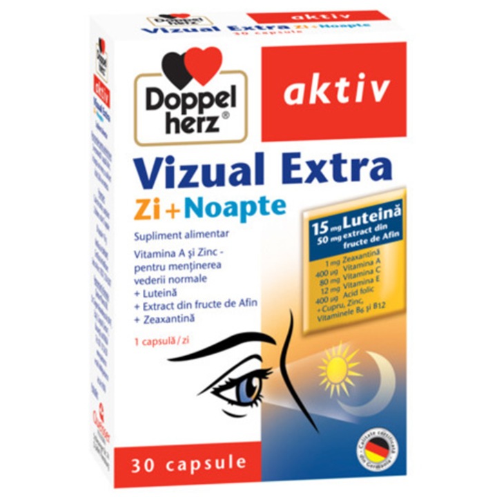 Supliment alimentar DOPPELHERZ AKTIV VIZUAL EXTRA, 30 capsule - eMAG.ro