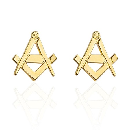 Butoni masonici, echerul si compasul, pentru ucenici, calfe si maestri ...