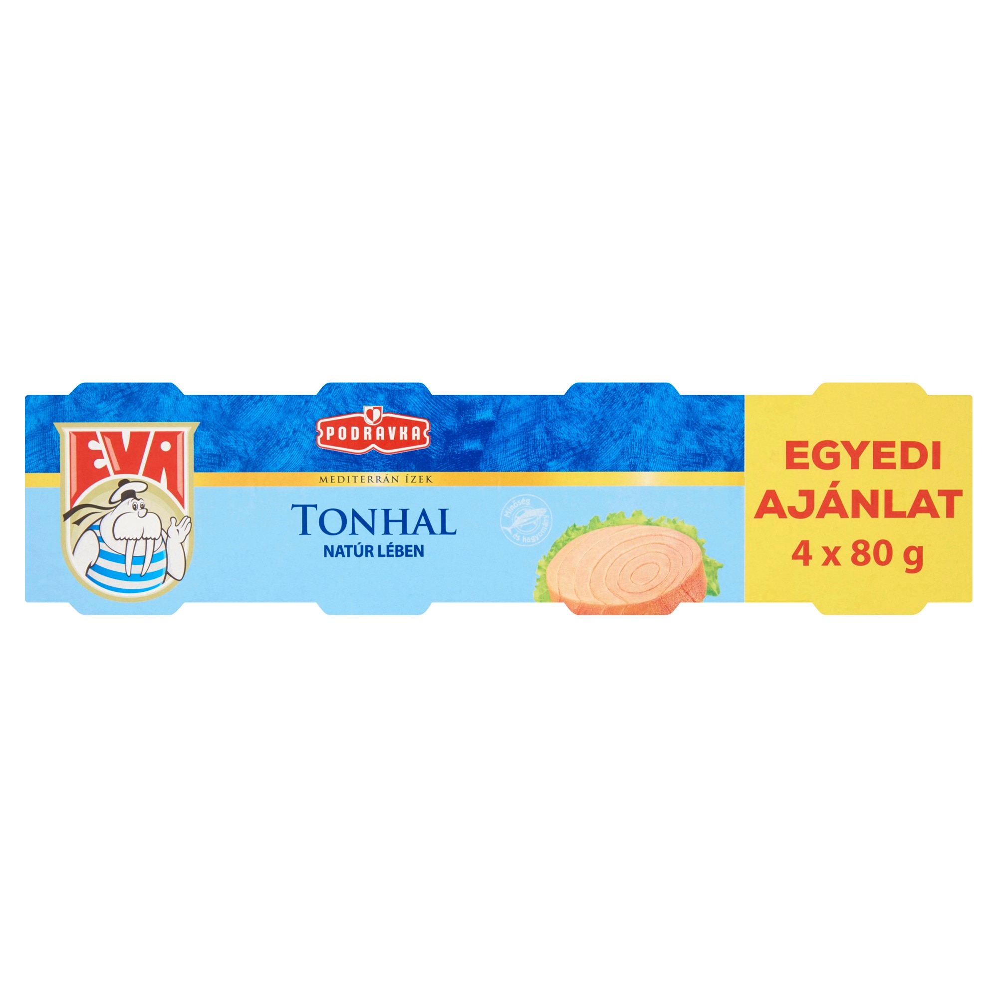 EVA, Tonhal natúr lében, 4*80g - eMAG.hu