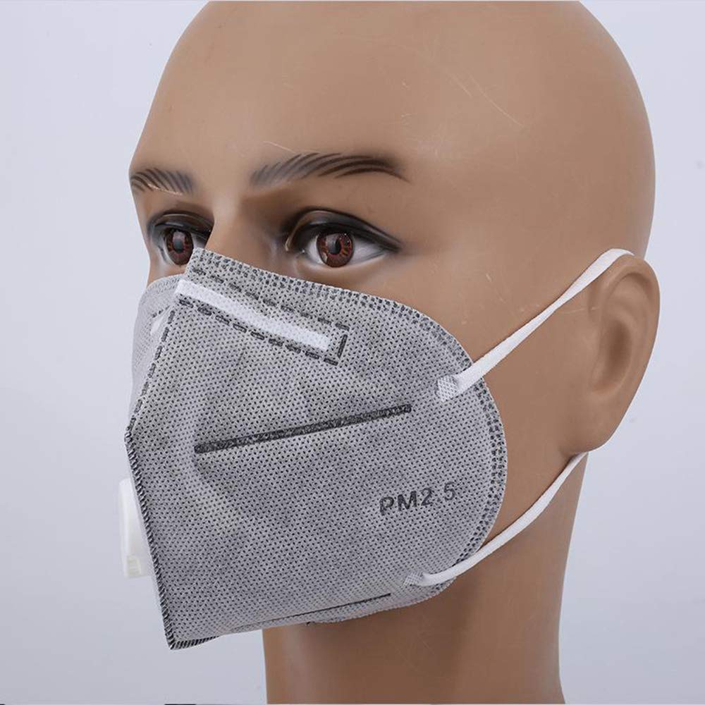 Masca Minedra Deebo KN 95, reutilizabila, filtrare cu carbon, gri - eMAG.ro