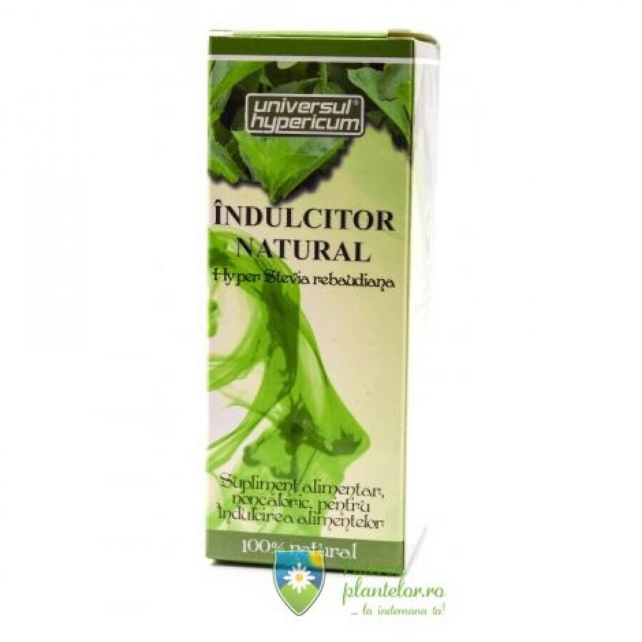 Indulcitor Hyper Stevia Rebaudiana Hypericum, 50 ml - eMAG.ro