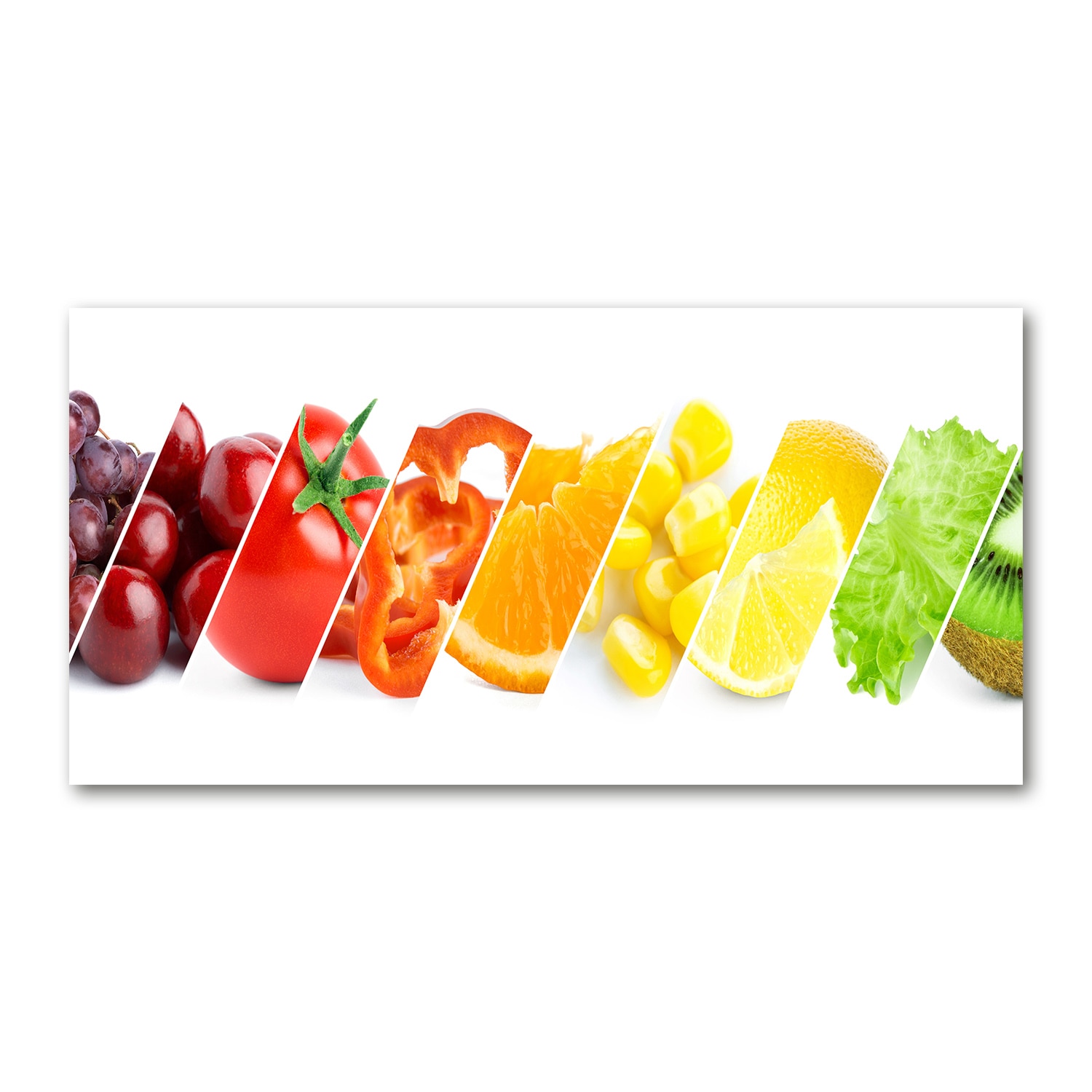 Pictura pe panza, 120 cm x 60 cm, Decorarea peretilor - Fructe si ...