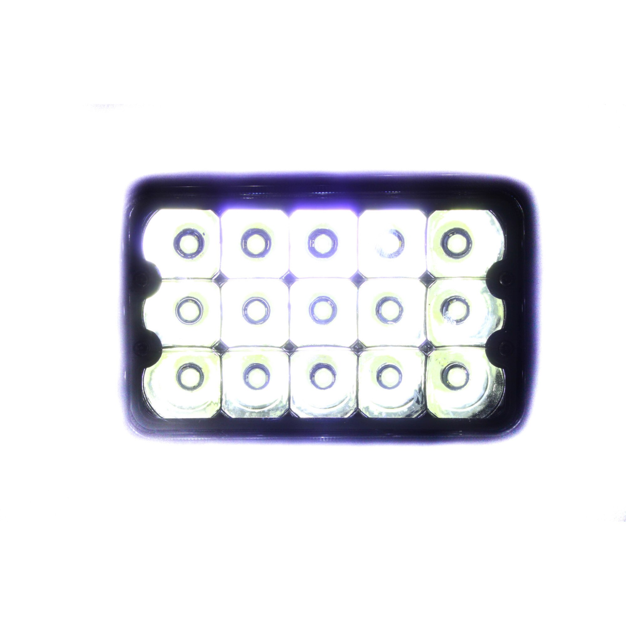 Работна LED лампа Gmax, 5 инча, 45 W, Бяло със синьо - eMAG.bg