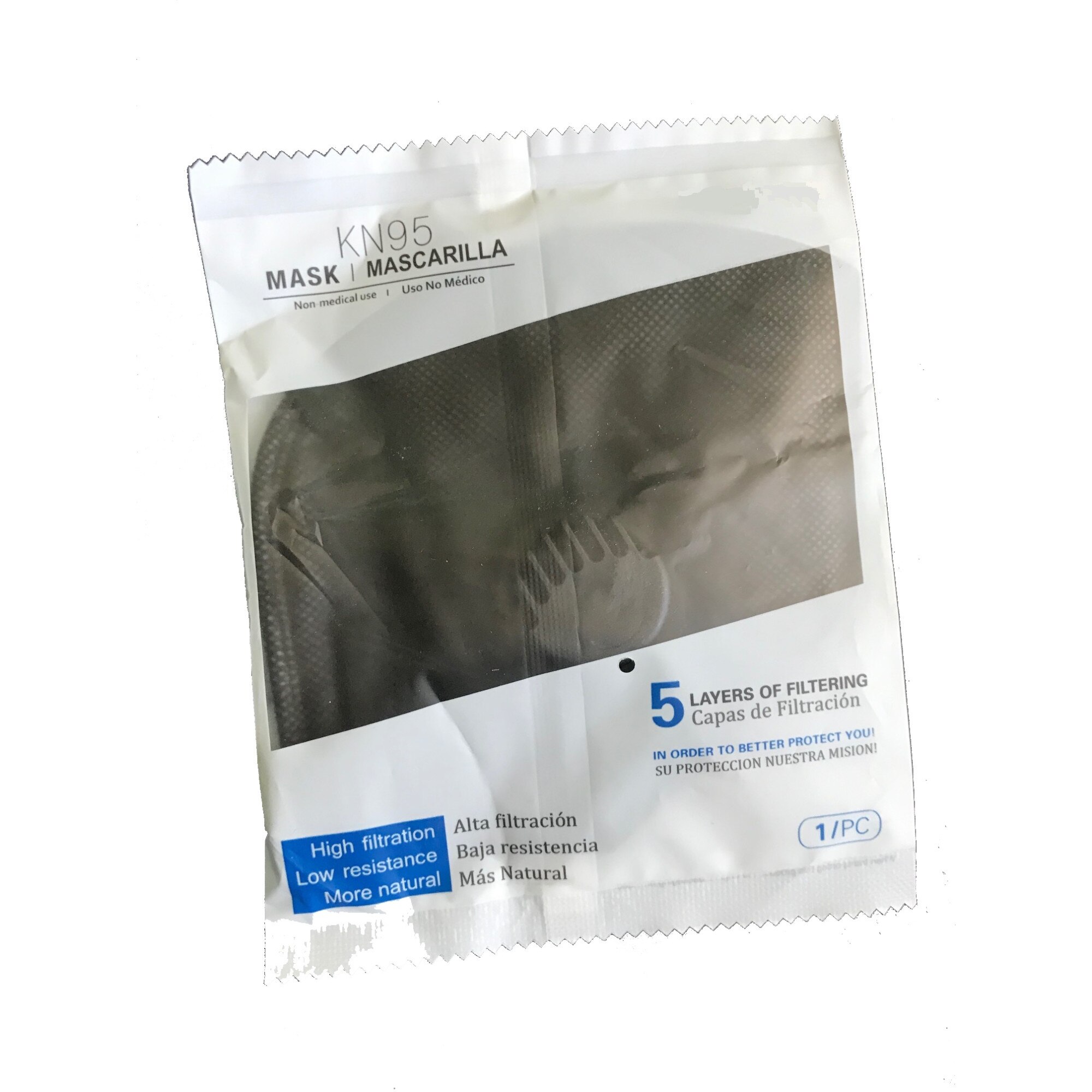 Set 10 Masca protectie N95 FFP2 KN95 Valva respiratorie Negru Sigilate ...