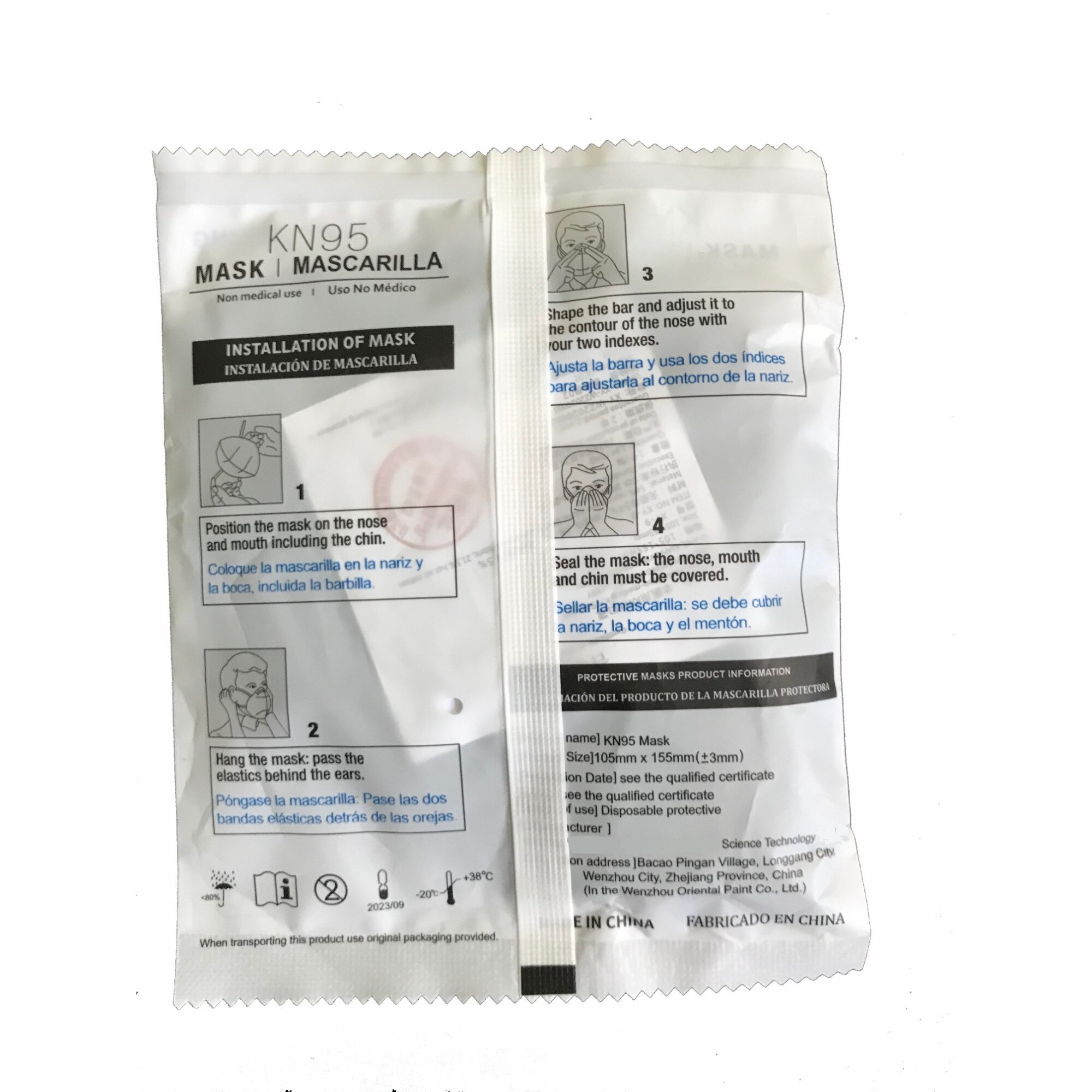 Set 10 Masca protectie N95 FFP2 KN95 Valva respiratorie Negru Sigilate ...