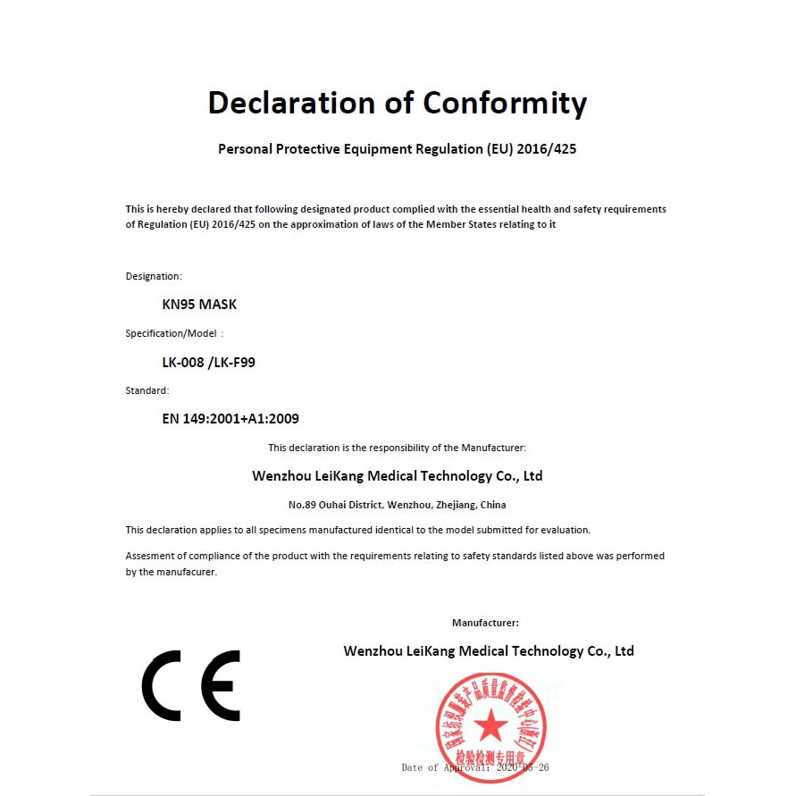 Masca protectie N95 FFP2 KN95 Valva respiratorie Roz/Pink - eMAG.ro