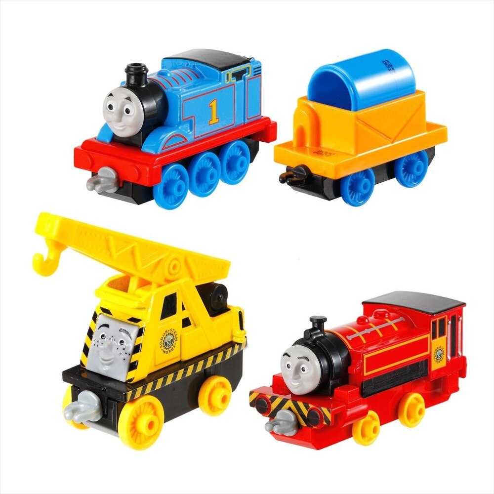 Set trenulete de jucarie Fisher-Price Locomotivele Thomas, Annie si ...