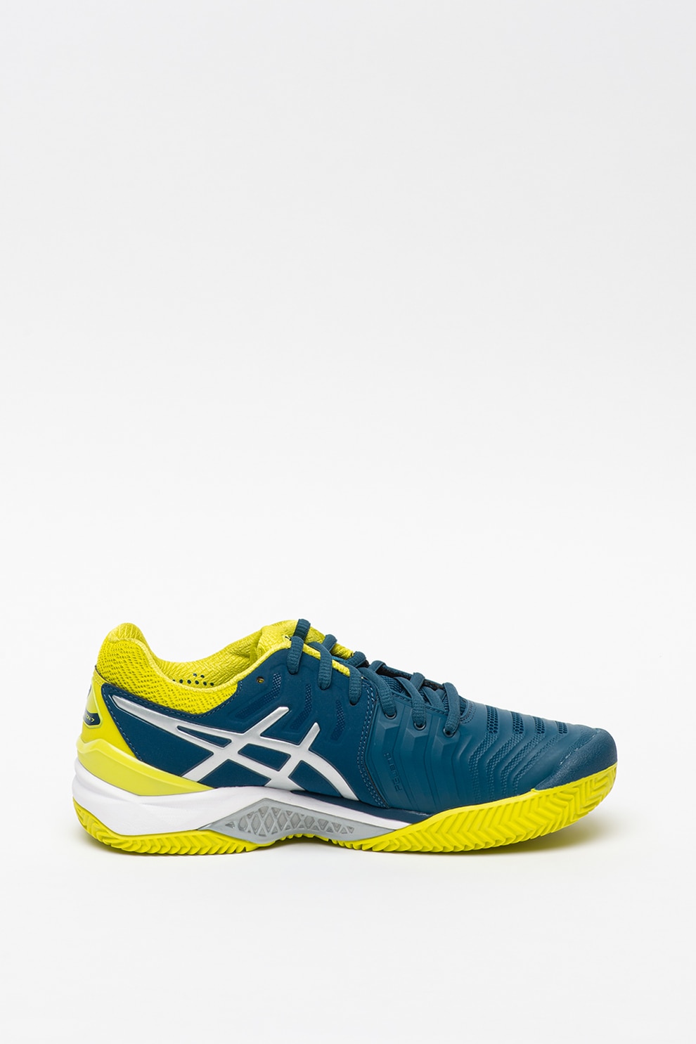 Asics, Спортни обувки Gel-Resolution 7 за тенис, Бензин синьо, 6 - eMAG.bg