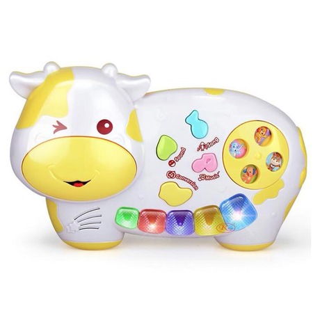 Jucarie muzicala mini pianina vacuta simpatica cu lumini si sunete ...