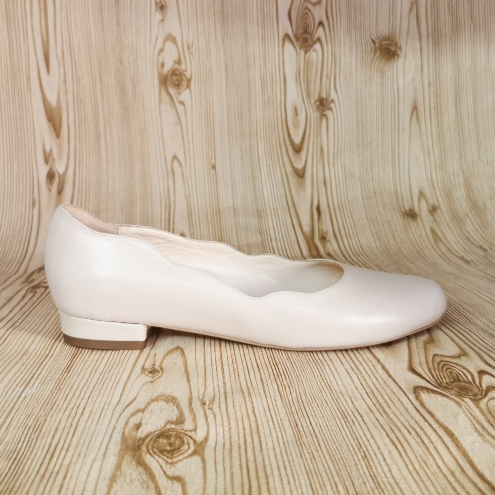 Дамски балерини Veronesse, Естествена кожа Бежов, 34 - eMAG.bg