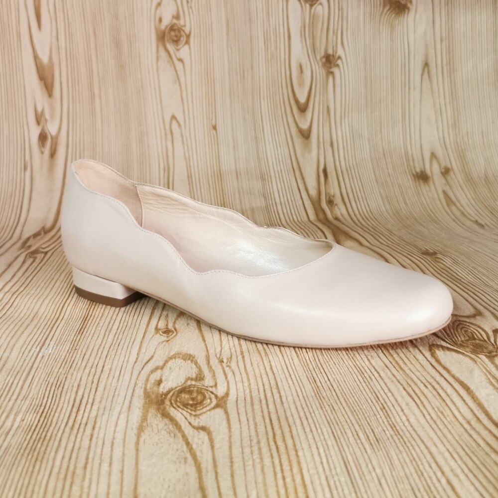 Дамски балерини Veronesse, Естествена кожа Бежов, 34 - eMAG.bg