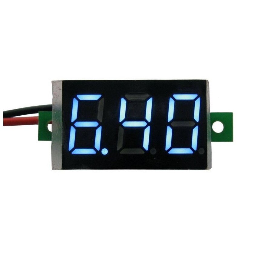 Voltmetru digital de panou cu 2 fire DC 4.5V-30V - eMAG.ro