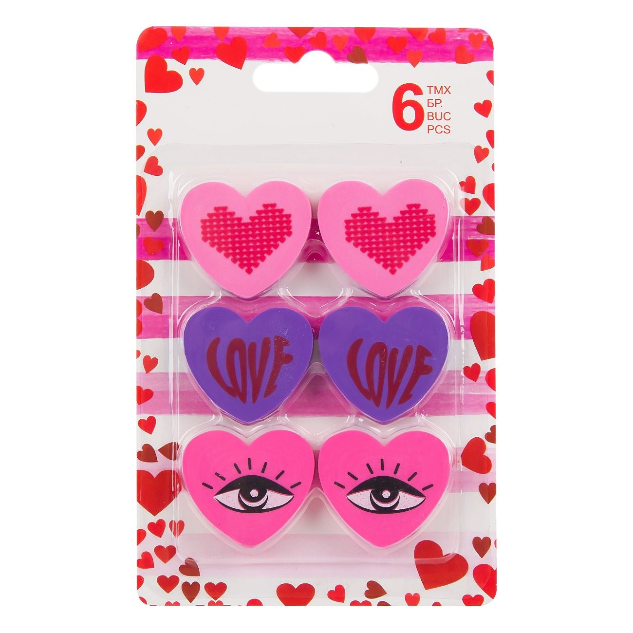 Set 6 radiere, Zola®, model inimioare, diferite modele - eMAG.ro