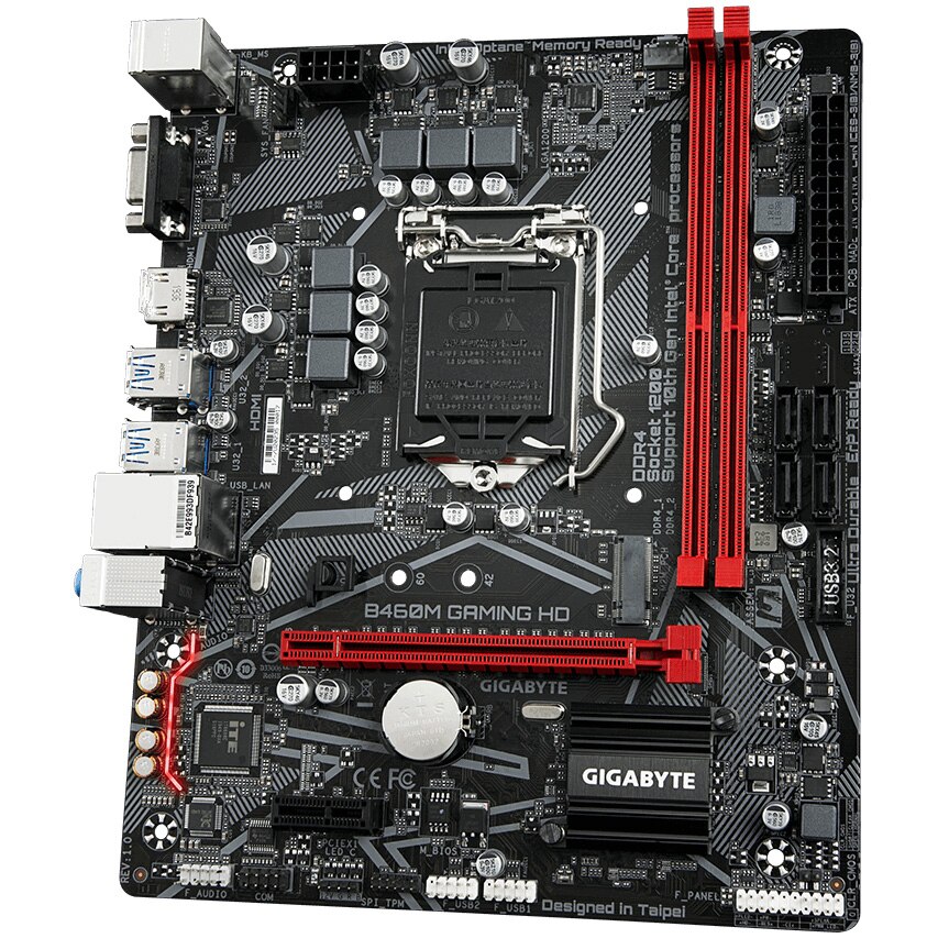 Gigabyte B460M GAMING HD Alaplap, Socket 1200 - eMAG.hu