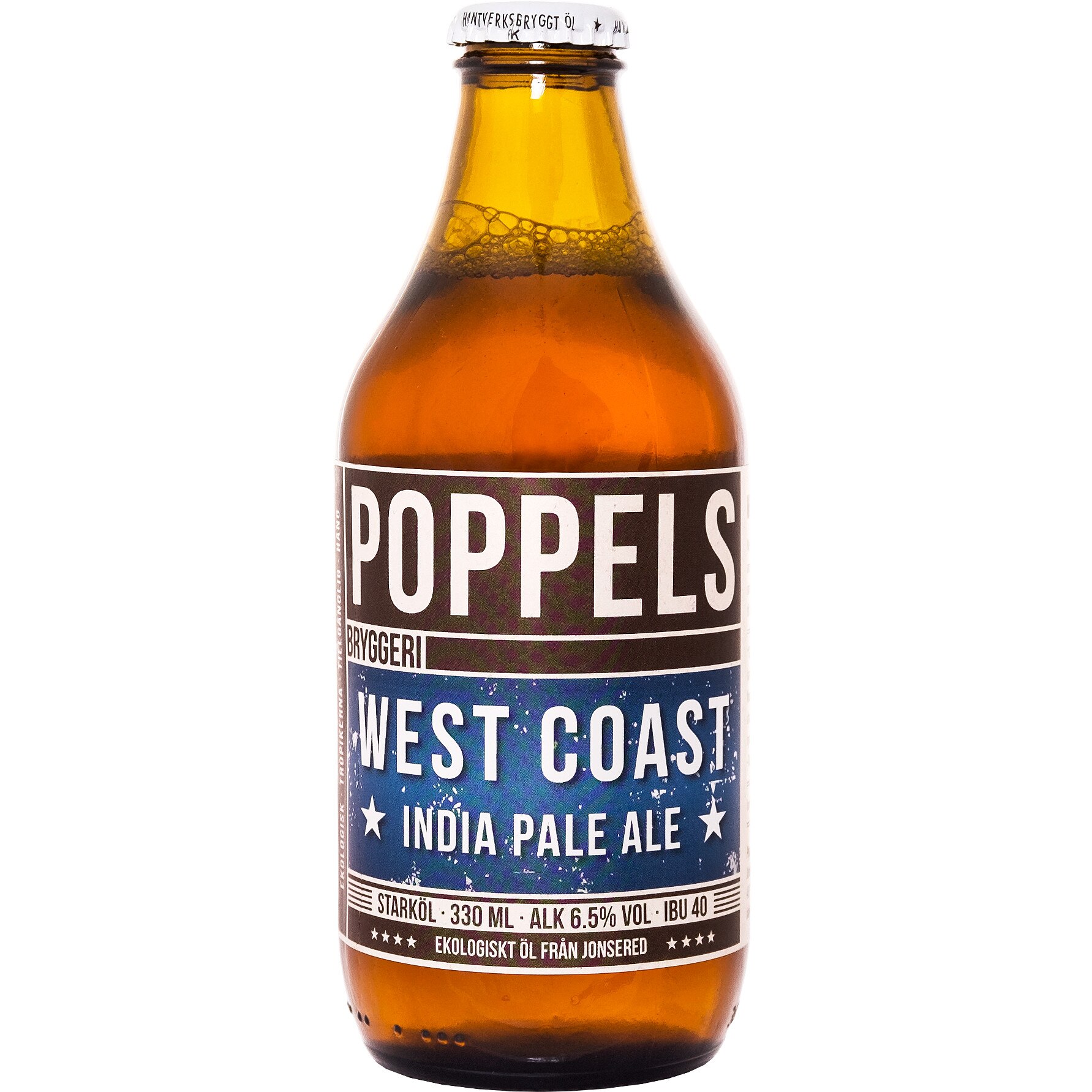 Bere Craft Poppels Organic West Coast IPA,24 x 330ml, Bax - eMAG.ro