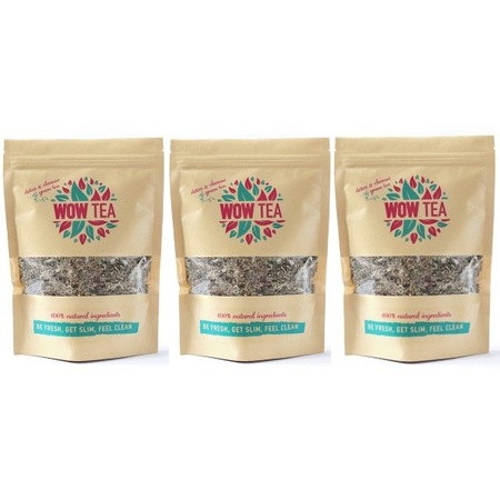 WOW TEA Detox, ceai detoxifiant, 2 pachete + 1 gratis - eMAG.ro