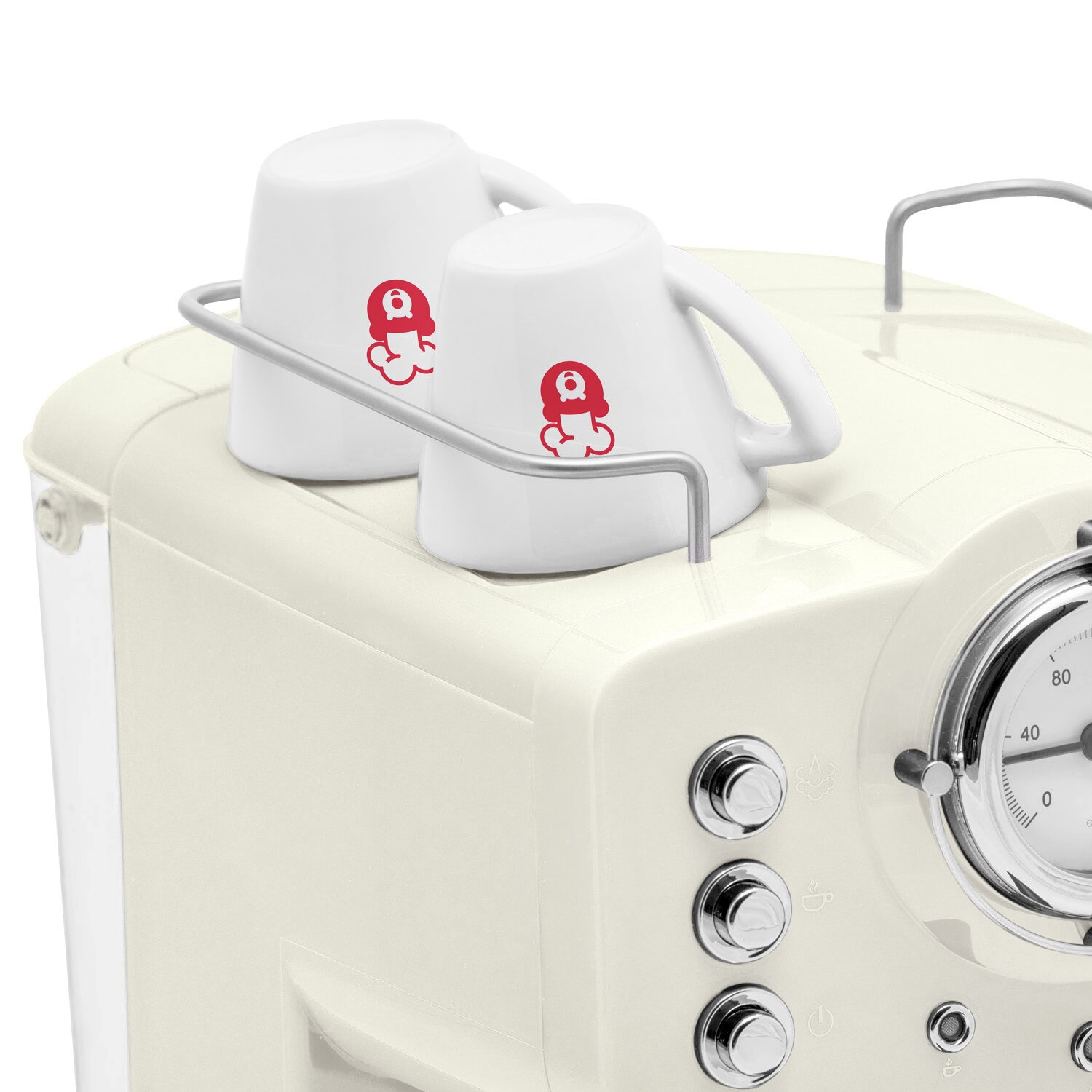 Espressor Oursson EM1500/IV, 900 W, 15 bar, 1.25 L, alb - eMAG.ro